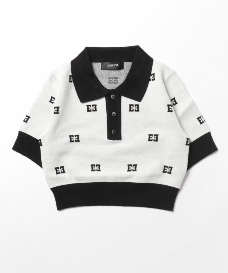 EロゴジャガードポロKT | レディスファッション ENVYM（アンビー）公式通販サイト